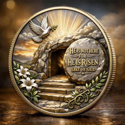 ️Last Day 50% OFF - ️“No Greater Love” Resurrection Commemorative Coin ...